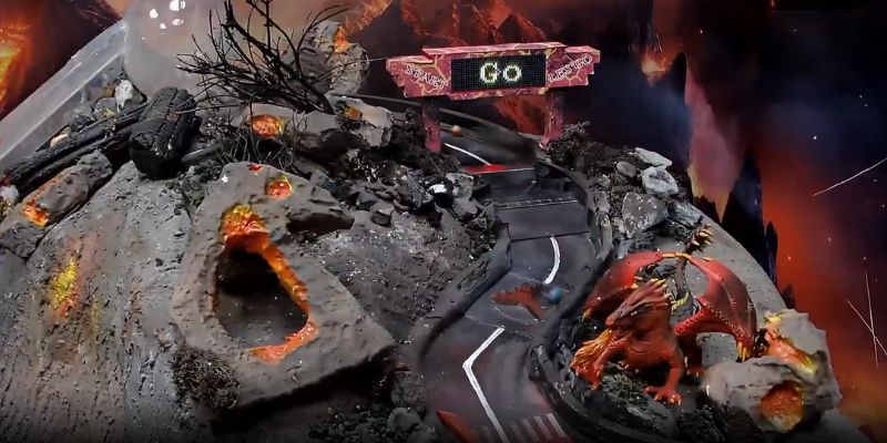 Navigating the Fiery Pits – A Marble Racing Adventure