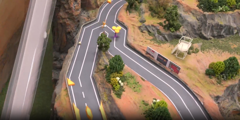 Construction Zone: A Grand Canyon-Inspired Marble Racing